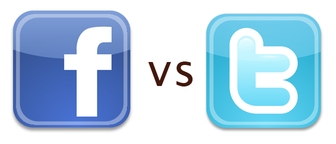 ดูกันชัดๆหมัดต่อหมัด สถิติ Twitter VS Facebook [Infographic]