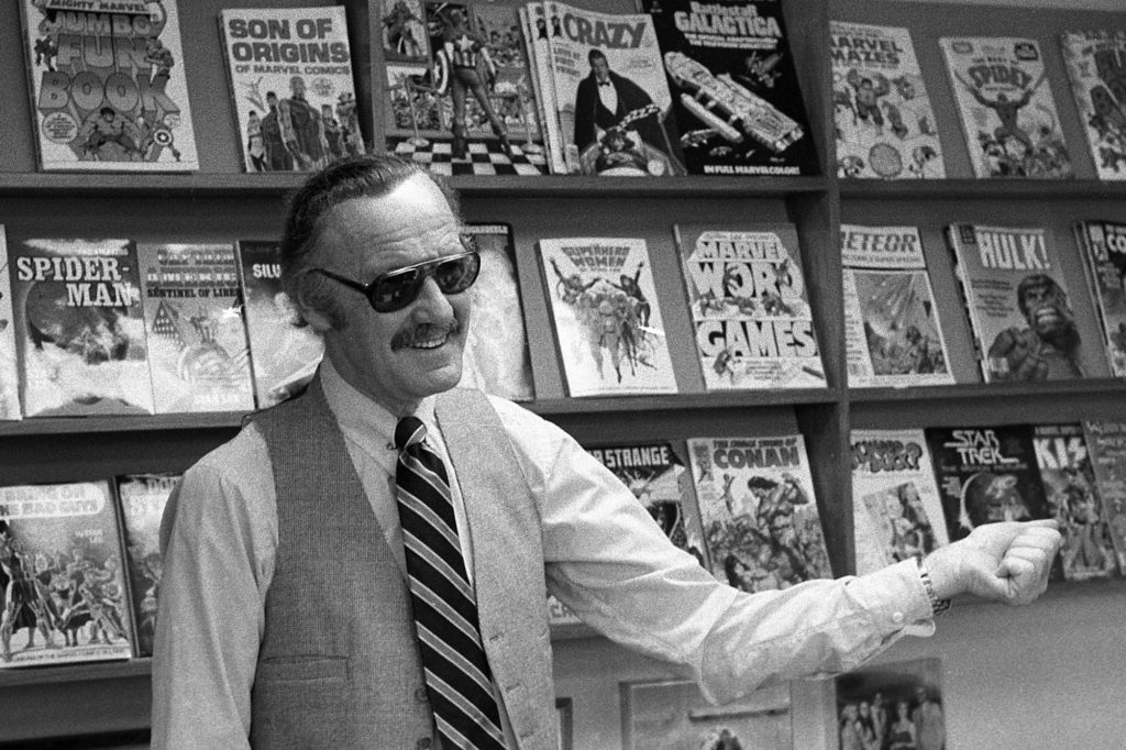 stan lee in his office - Brand Buffet