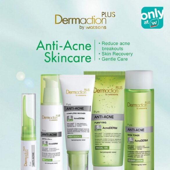 วัตสันขอแนะนำ ชุดผลิตภัณฑ์เพื่อการดูแลทุกปัญหาสิวสำหรับสาวๆ “DERMACTION ...