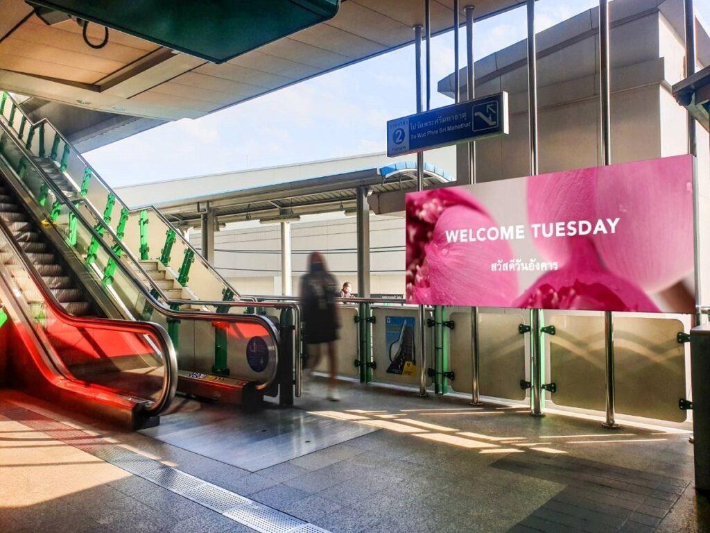 VGI ปล่อย Creative IDEA สื่อโฆษณา BTS ต้อนรับผู้โดยสารกับ “สวัสดีแบบไทย ...