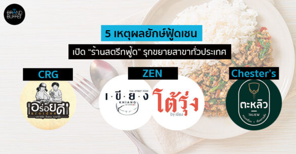 5 เหตุผลเบื้องหลังยักษ์ฟู้ดเชน “CRG – ZEN – Chester’s” เปิด “ร้านสตรีท ...