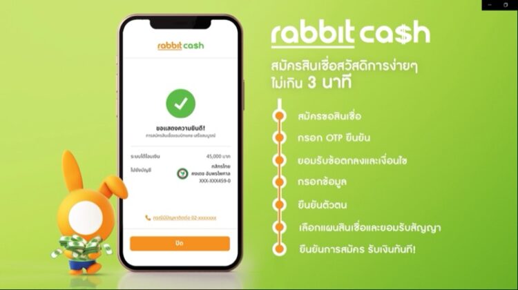 กลุ่มบีทีเอส รุกสินเชื่อดิจิทัล “Rabbit Cash” ดึง Data คนใช้รถไฟฟ้า ...