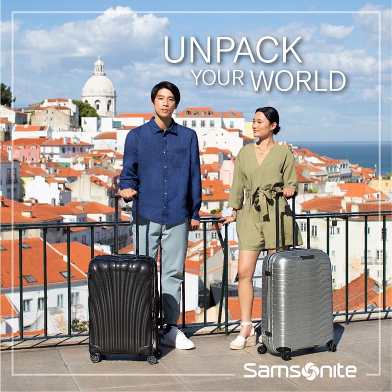 Unpack Your World - Samsonite Asia กลับมาอีกครั้งพร้อมแคมเปญใหม่ล่าสุด ...