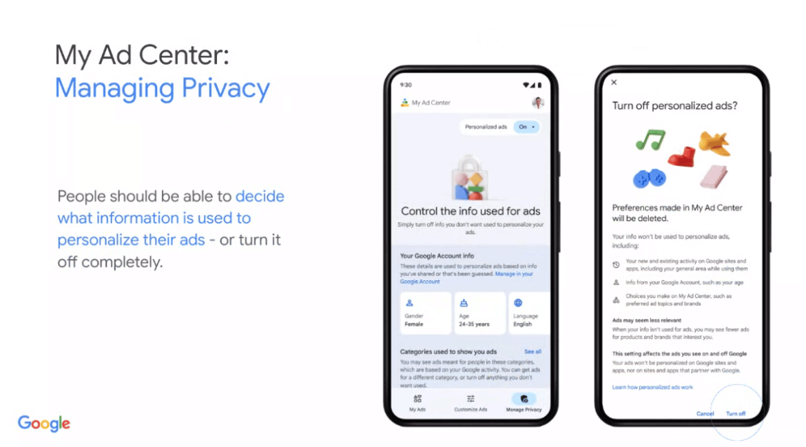 Google เปิดตัว "My Ad Center" เครื่องมือควบคุมโฆษณา เลือกดูได้ตรงใจมาก ...