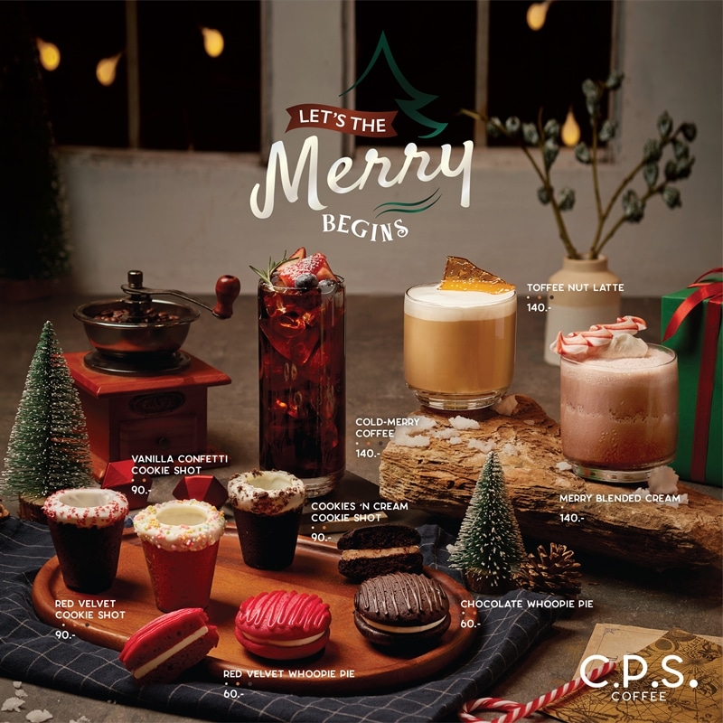 C.P.S. COFFEE ชวนลอง 5 เมนูใหม่ในคอนเซ็ปต์ “LET’S THE MERRY BEGINS ...