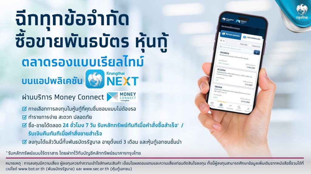 “กรุงไทย” เปิดซื้อขายหุ้นกู้ “เอสซีจี” บนตลาดรองแบบเรียลไทม์ ผ่าน Krungthai NEXT [PR] - Brand Buffet