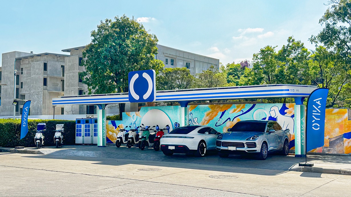 โอยิกะ เปิดตัว OPUS (Oyika Power Up Station) บริการระบบสลับเเบตเตอรี่ ...