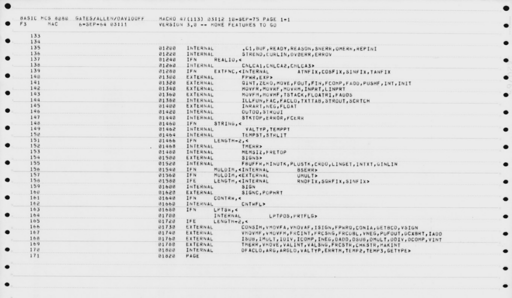 บิล เกตส์ เปิดให้ดาวน์โหลด "ซอร์สโค้ด" ผลงานแรกของ "ไมโครซอฟท์" ฟรี ...