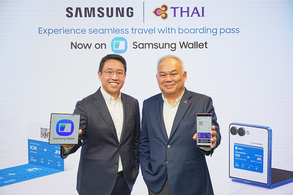 ซัมซุง จับมือการบินไทย โชว์ Boarding Pass ผ่าน Samsung Wallet ได้แล้ว - Brand Buffet